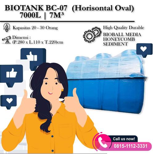 Jual BIOTANK Horisontal 7000 Liter 7M3 / BIO SEPTICTANK - Kab ...