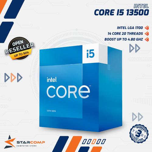 Promo Processor Intel Core i5 13500 BOX 14 Cores 20 Threads Raptor Lake ...