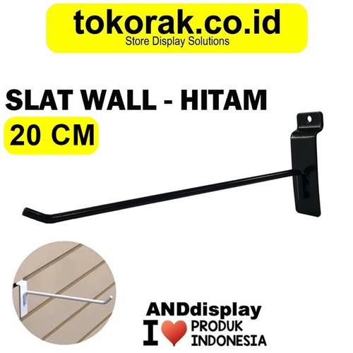 Jual SLAT WALL 20 CM TEBAL CANTOLAN DISPLAY HOOK / GANTUNGAN AKSESORIS ...