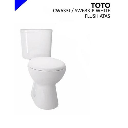 Jual Closet Toto KLOSET TOILET DUDUK TOTO CW633J SW633JP CW 633 J SW ...