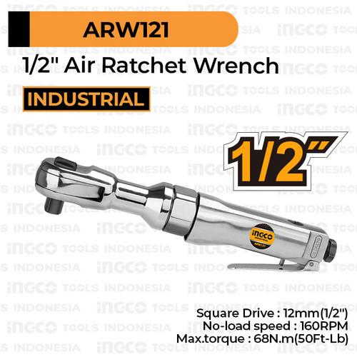 Jual Ingco ARW121 Kunci Sock 1/2 Inch 68 Nm Socket Angin Air Ratchet ...