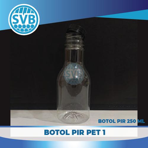 Jual BOTOL PIR PEAR 250 ml dan TUTUP PET 1 ECER SATUAN - Hitam - Kab ...