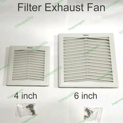 Jual Filter Exhaust Fan Panel Listrik 4 6 inch Natural - 4 inch - Kota ...