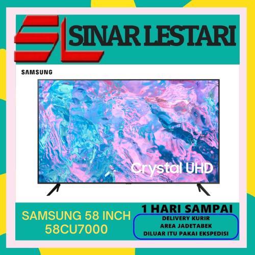 Promo SAMSUNG 58CU7000 SMART TV 58 INCH CRYSTAL UHD 4K PURCOLOUR ...