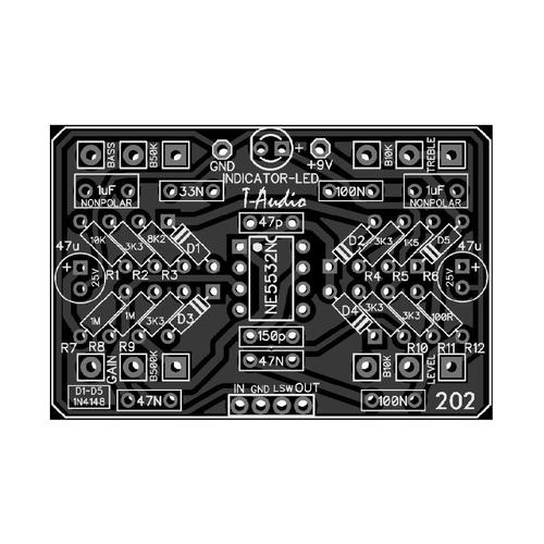Jual T-Audio PCBFX-202 Based on Lovepedal Super Six "Stevie" PCB ...