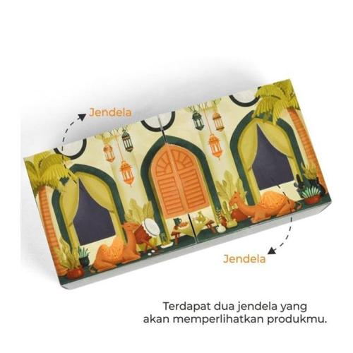 Jual box roll cake lebaran kotak kue kering dus cookies idul fitri ...