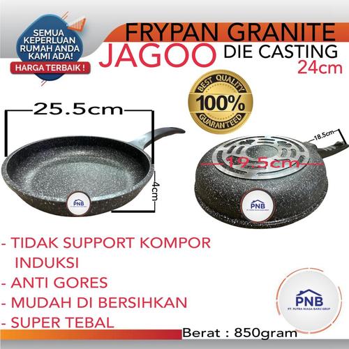 Jual Fry Pan ⌀24 Diecast Series JAGOO Frypan Granite - Kota Bogor - PT ...