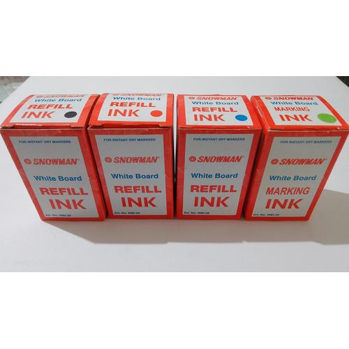 Jual Refill Tinta Spidol Whiteboard Snowman Ink - Hitam - Kota Surabaya ...