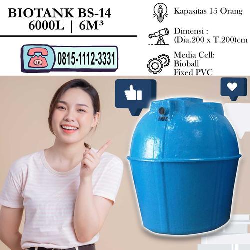 Jual TANGKI BIOTANK Vertikal 6000 Liter 6M3 / BIO SEPTICTANK - Kab ...