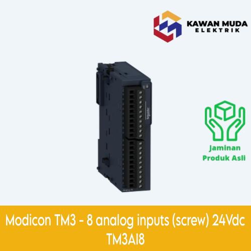 Jual Modicon TM3 - 8 analog inputs (screw) 24Vdc Type TM3AI8 - Jakarta ...