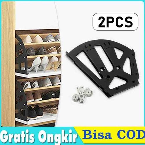Jual Kualitas No. 1 Tempat rak lemari engsel rak sepatu Stainless besi ...
