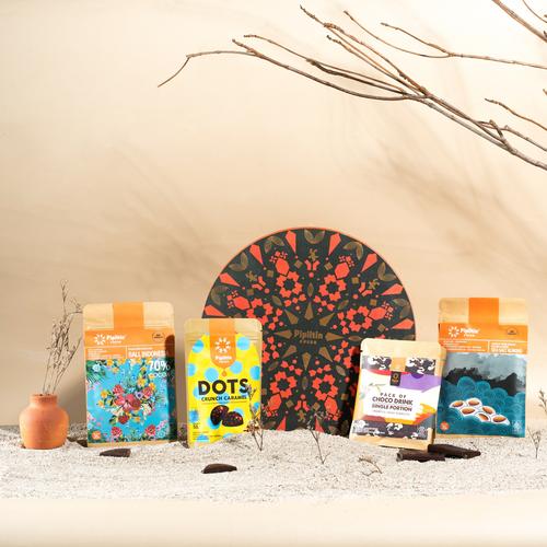 Promo Pipiltin Cocoa Chocolate - Chocolate Gift Joy Box Hampers - Round ...