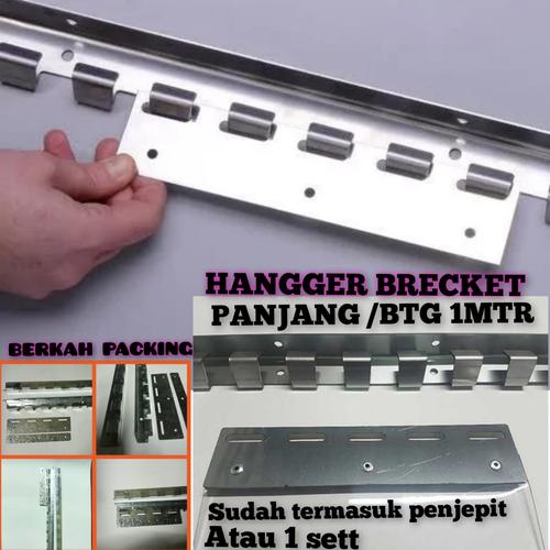 Jual Hanger bracket/ bracket gantungan tirai pvc strip curtain ...