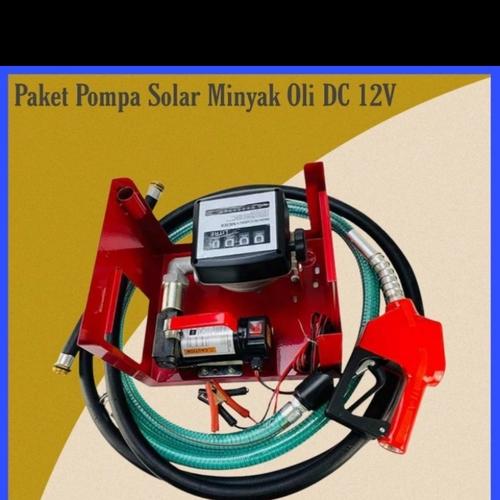 Jual POMPA solar pompa transfer BBM solar Oli DC12V lengkap selang10 ...