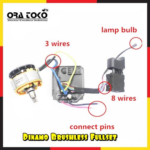Jual modul Saklar switch trigger modul board esc speed controler impact ...