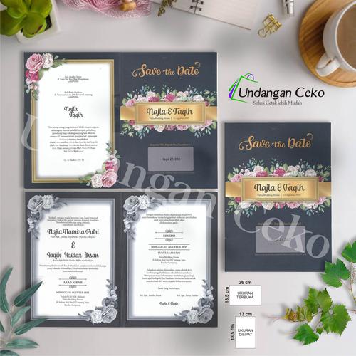 Jual Undangan Pernikahan/Tasyakuran Harga Hemat Tema Vintage Rustic ...