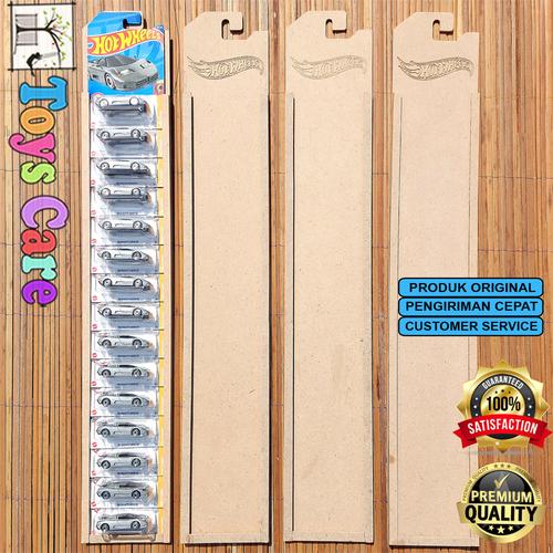Jual RAK DISPLAY GANTUNG HOTWHEELS MATCHBOX PANJANG 75 CM WARNA COKLAT ...