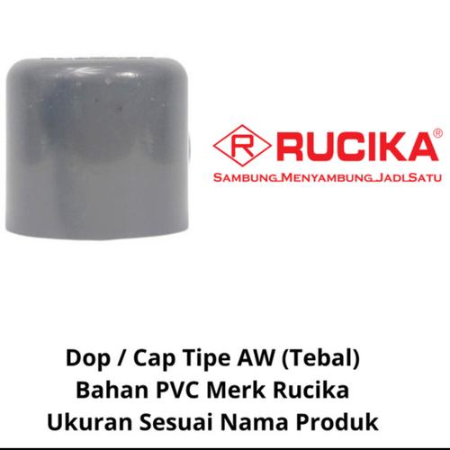Jual Dop / Cap PVC Rucika 1" inch AW (Tebal) - Jakarta Utara - toko ...