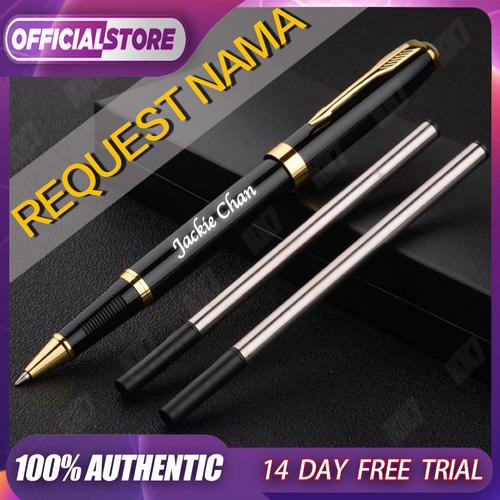 Jual DIY Nama Pena Logam Kotak Hadiah Pria Wanita Kantor Bisnis Pena ...