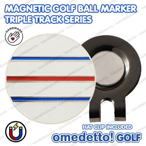 Jual TRIPLE TRACK MAGNETIC GOLF BALL MARKER WITH MAGNET HAT CLIP ...