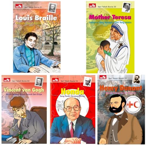 Jual Buku Cerita Anak Komik Seri Tokoh Dunia No 21-30 - Louise Braille ...