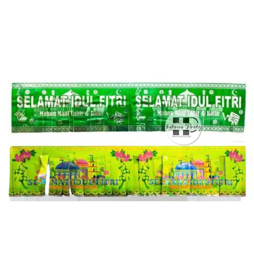 Jual Banner rumbai lebaran / garland rumbai foil selamat idul fitri ...