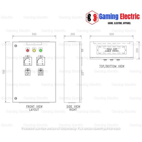 Jual Panel Listrik SDP 3 Phase Box W50 x H70 cm - Kab. Bogor - Gaming ...
