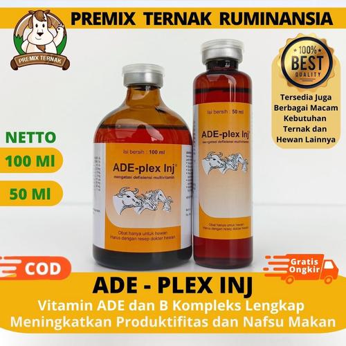 Jual ADE PLEX 50ml ADE PLEX 100ml - Vitamin Hewan ADE & B Kompleks ...