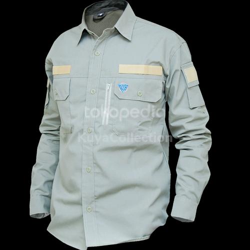 Jual kemeja tactical hexagon panjang kemeja PDL lapangan - biru Dongker ...