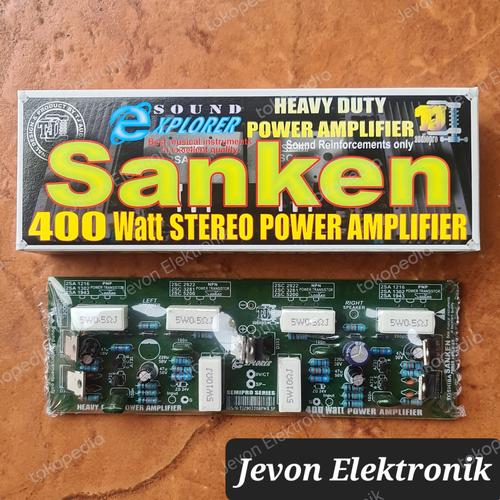 Jual Sanken 400 Watt Stereo Power Amplifier TJ Audiopro - Kota Surabaya ...