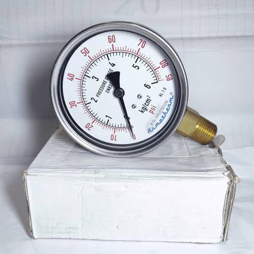 Jual Pressure Gauge Armatherm 2.5 inch 6 Bar Stainless Steel - Jakarta ...