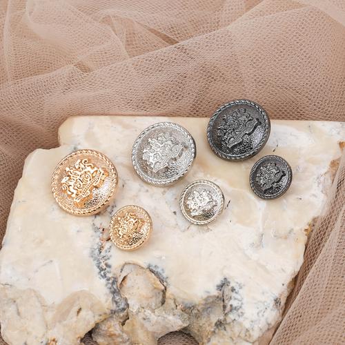 Jual Kancing Blazer Gold Mewah Premium Metal - Silver, 15mm - Kota ...