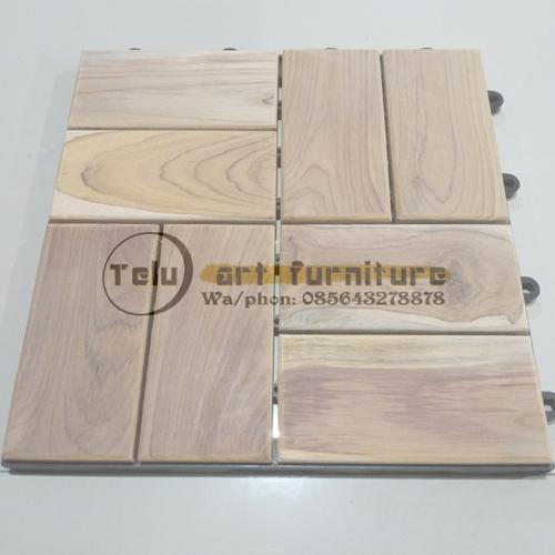 Jual lantai kayu jati decking tile natural - Kab. Jepara - Telu Art ...