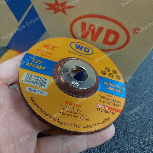 Jual Mata gerinda potong 4" WD Tipis - Wd 4inch poles - Jakarta Pusat ...