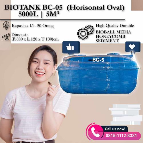 Jual TANGKI 5000 Liter 5M3 / Horisontal BIO SEPTICTANK - Kab. Tangerang ...