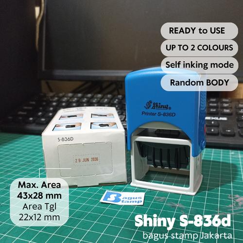 Jual Stempel Shiny S836d / S 836d / S-836D Otomatis Self Ink Custom Text - Jakarta Pusat - Bagus ...