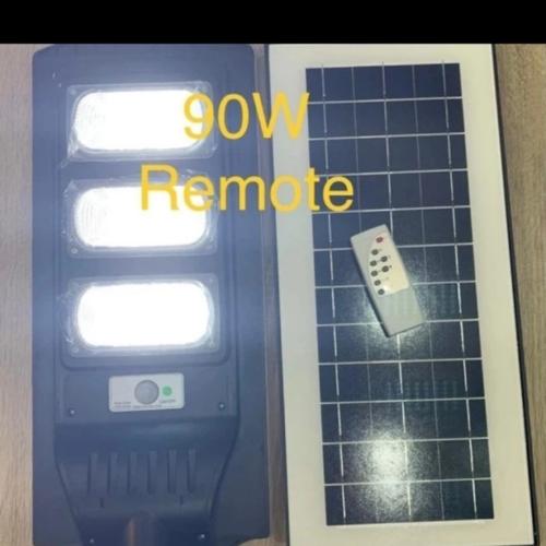 Jual lampu jalan solar sel 200w 300w pju panel surya 300 200 wat all in ...
