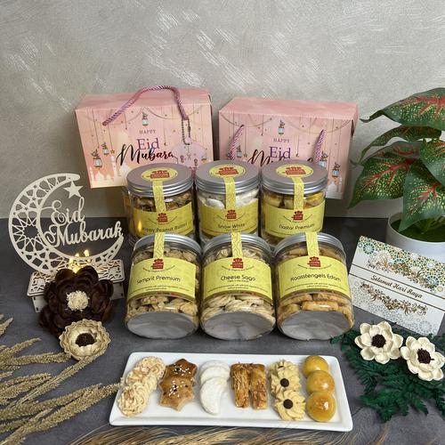 Jual Set 2 jar cookies hampers parcel Lebaran Idul Fitri ramadhan ...
