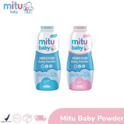 Jual Mitu Baby Powder Fresh & Clean Clasic / Floral 100g + 50g - clasic ...