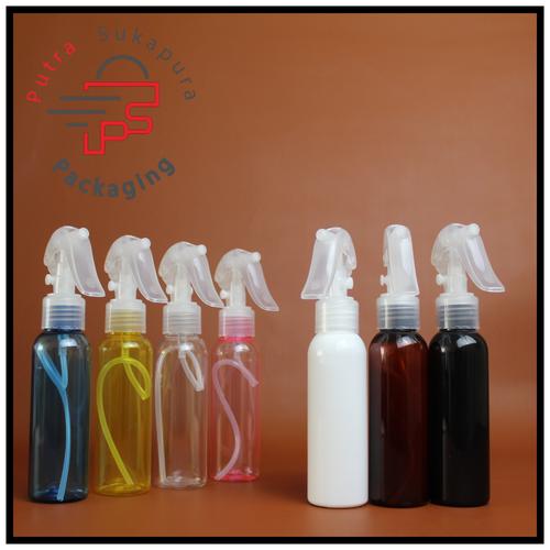 Jual botol triger 100ml/botol spray triger 100ml/triger neck 24 natural ...