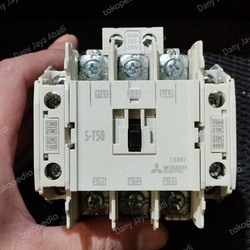 Jual kontaktor mitsubishi S-T50 80a 220v st 50 st50 - Jakarta Pusat ...