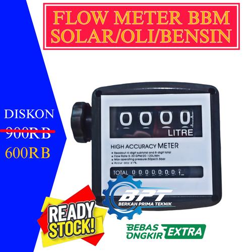Jual Flow meter Solar 1 inch Flowmeter Minyak dan solar 1 inch 4 digit ...