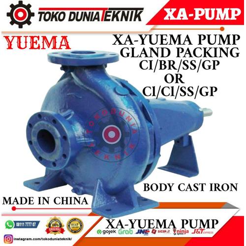 Jual XA 80-32 CENTRIFUGAL PUMP YUEMA - CAST IRON GLAND PACKING - CI/CI ...