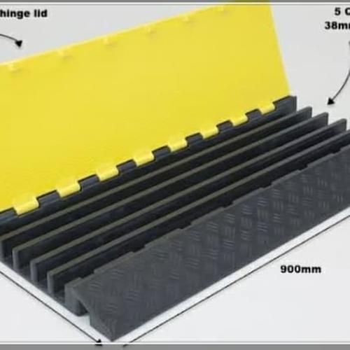 Jual cable protector 5 jalur pelindung kabel 5 line speed bump ...