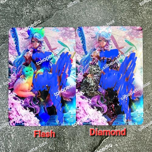 Jual KA Vtuber Silvervale Sakura Goddess Hologram Collection Card - A ...