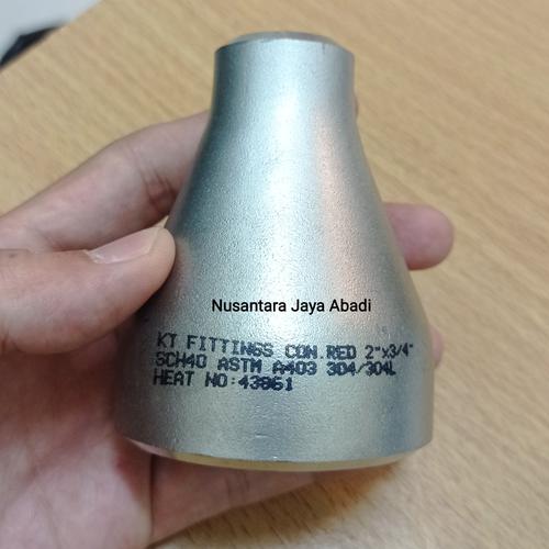 Jual Reducer Las Stainless 304 Sch 40 2 x 3/4 " inchi Concentric ...