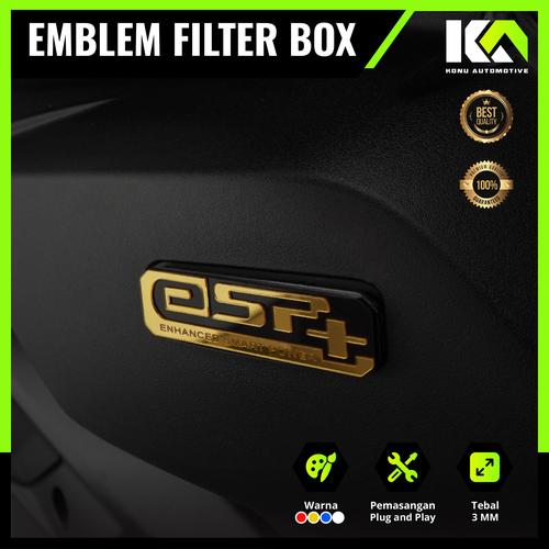 Jual 1PCS EMBLEM ESP PLUS LOGO ESP+ TIMBUL STIKER HONDA ESP COVER ...