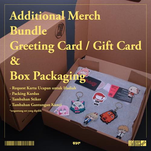 Promo BOX PACKAGING Bundle Gift Kartu Ucapan Merch Stiker KeyChain ...