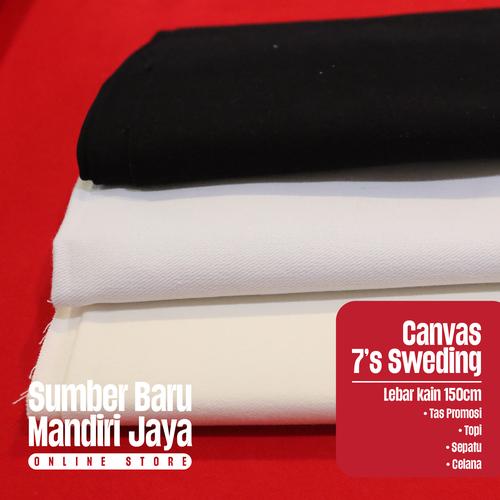 Jual SBMJ - Bahan kain Canvas 7's Sweding eceran dan grosir warna ...