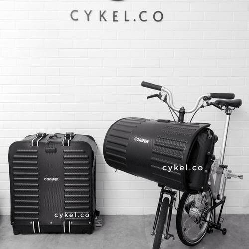 Promo conifer foldable bike luggage black koper sepeda lipat hitam ...